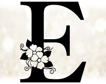 Fancy Letter E | Etsy