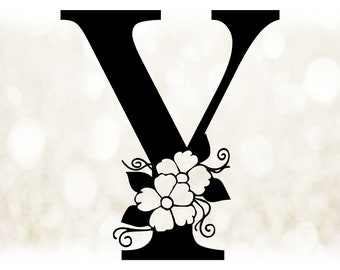 Fancy letter y svg | Etsy