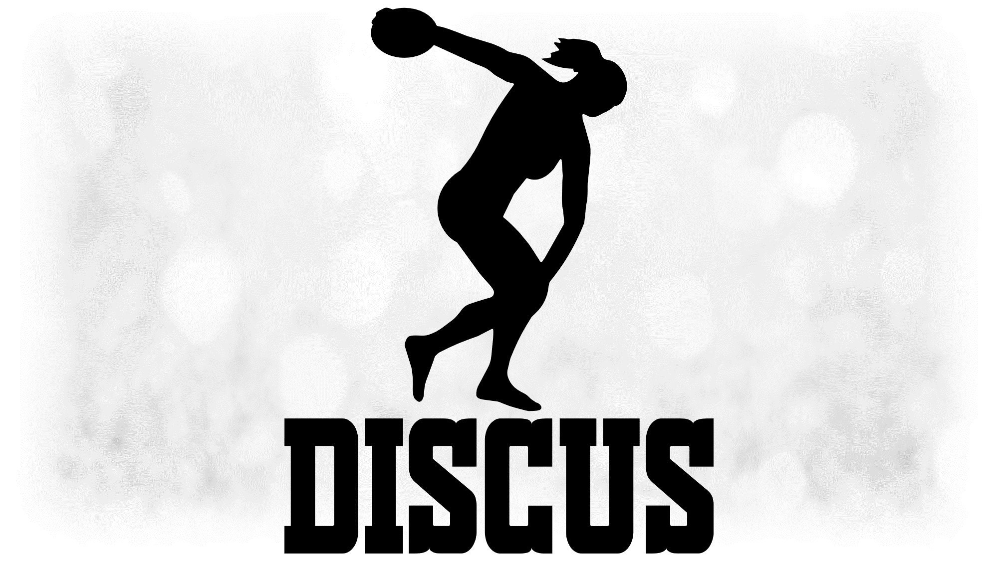 Discus Track And Field Clipart