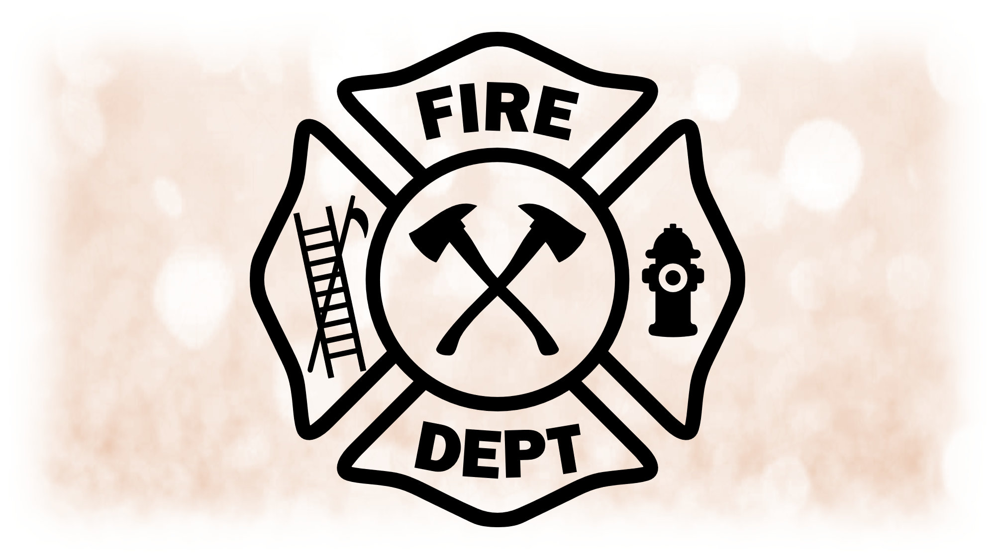 Fire Maltese Cross Clip Art