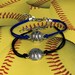 Value Pack: Red, White, or Pink Inspirational Card With Softball Charm ...