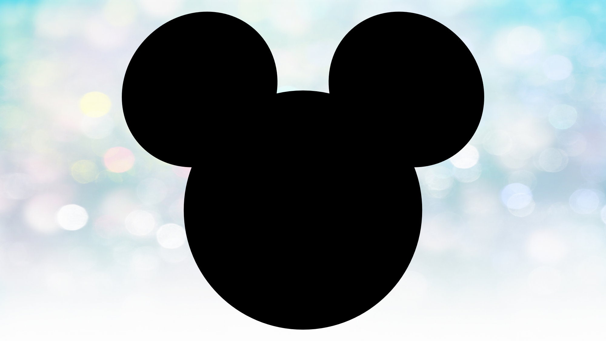 Disney Clipart: Grande rojo moderno Mickey Mouse cabeza y | Etsy