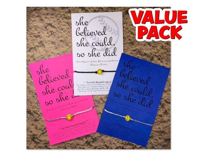 Value Pack: Black & White Inspirational Card With Softball - Etsy