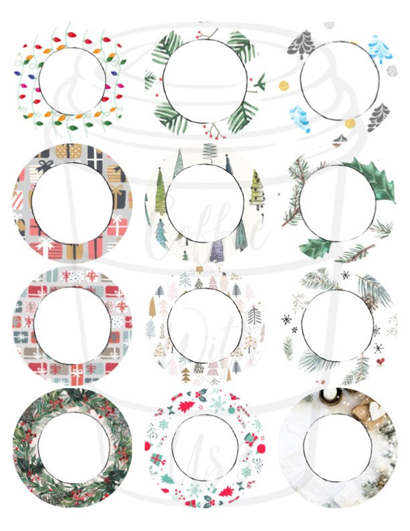 Christmas Canning Jar Labels - Etsy