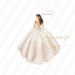 Navy Gold Princess Watercolor Clipart, Elegant Navy Quinceañera Clipart ...