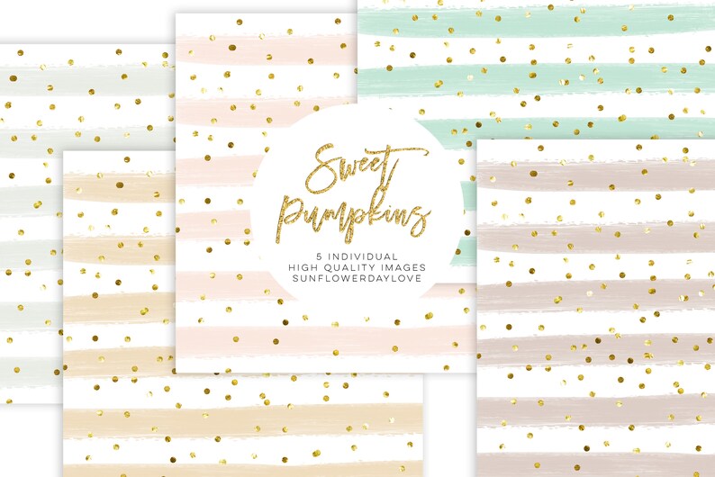 Rainbow Pastel Digital Paper Stripes Backgrounds Instant - Etsy