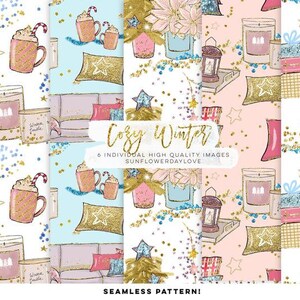 Winter Bundle Clip Art, Christmas and Winter Bundle, Snowflakes Clipart ...