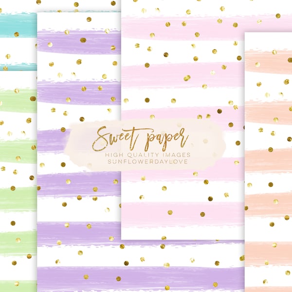 Gold Confetti - Etsy