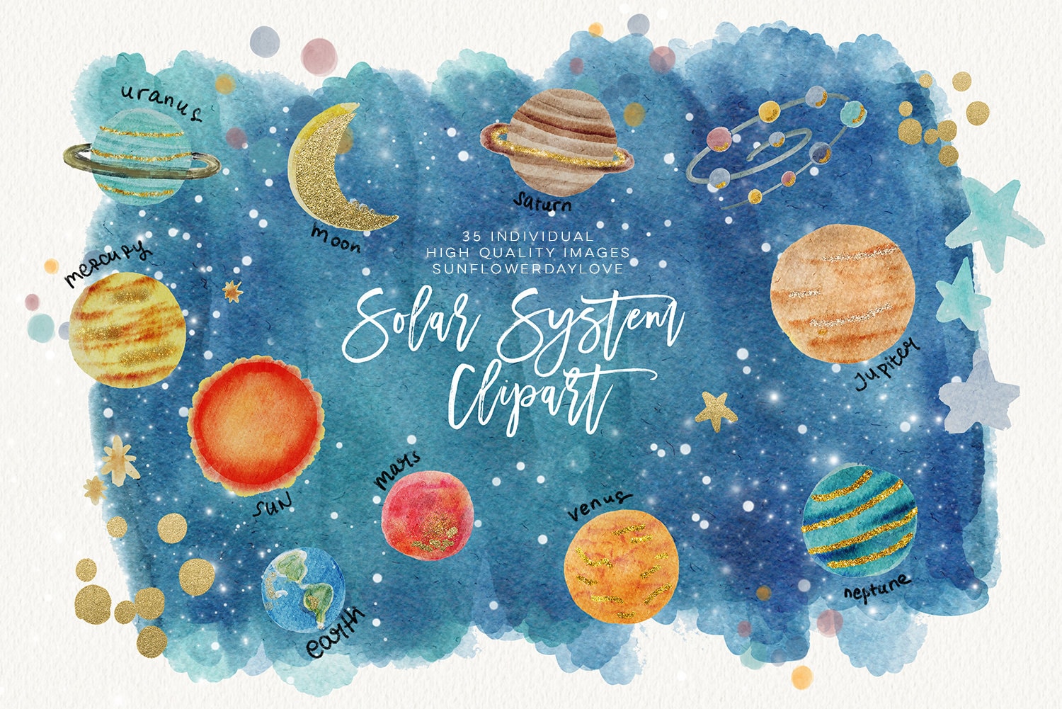 Solar System Scrapbook Cover