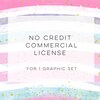 No Credit Commercial License, Commercial Use License, No Credit ...