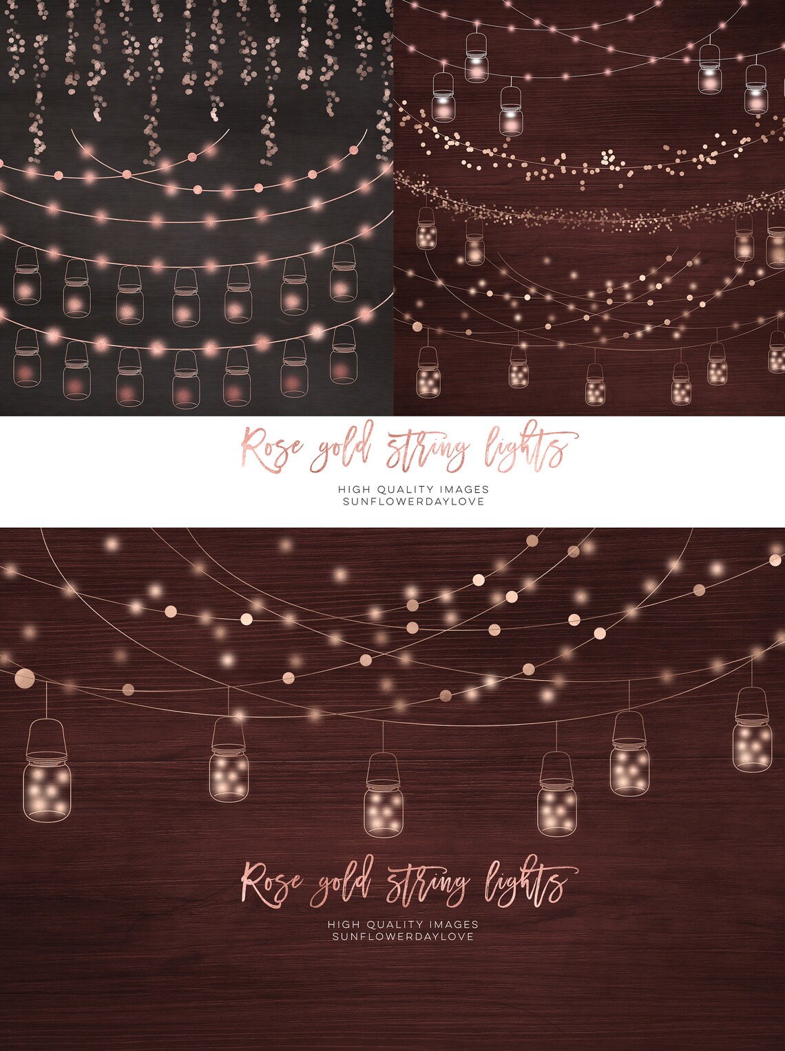 String lights overlay fairy lights Christmas lights Wedding | Etsy