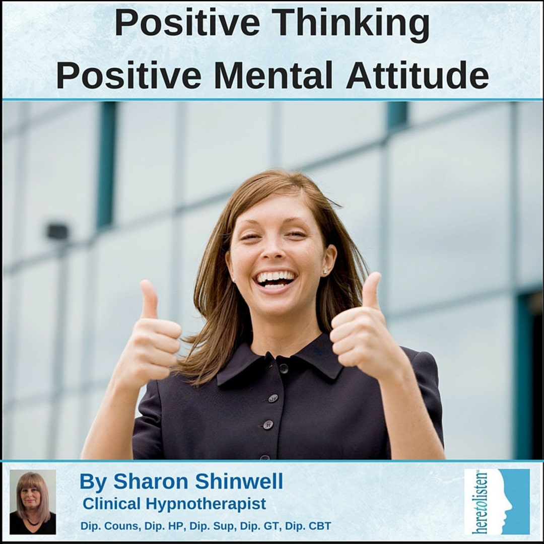 Positive Thinking Positive Mental Attitude Hypnosis With CBT Audio CD ...