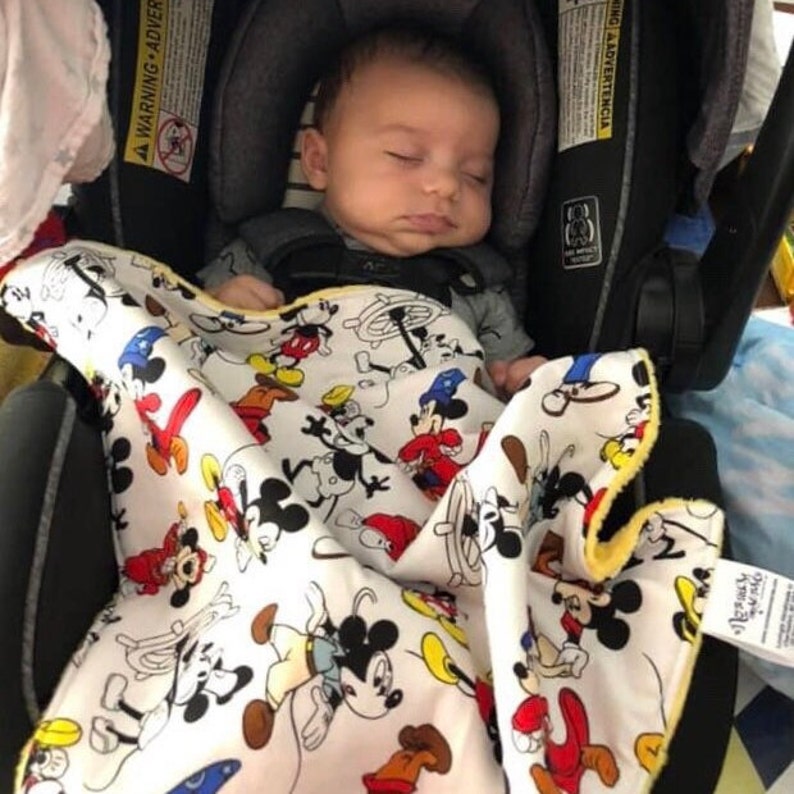 Custom Minky Lap Lovey: Adjustable Tether, Sensory Blanket (15"x15 ...