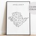 Anglesey Print, North Wales Map Print, Anglesey Travel Poster ...