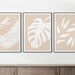 Boho Botanical Print, Floral Printable Art Beige Digital Download ...