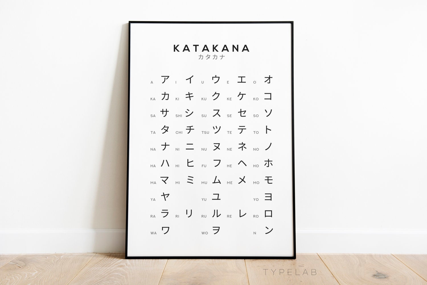 Japanese Alphabet Printable Art Set Hiragana Katakana and - Etsy UK