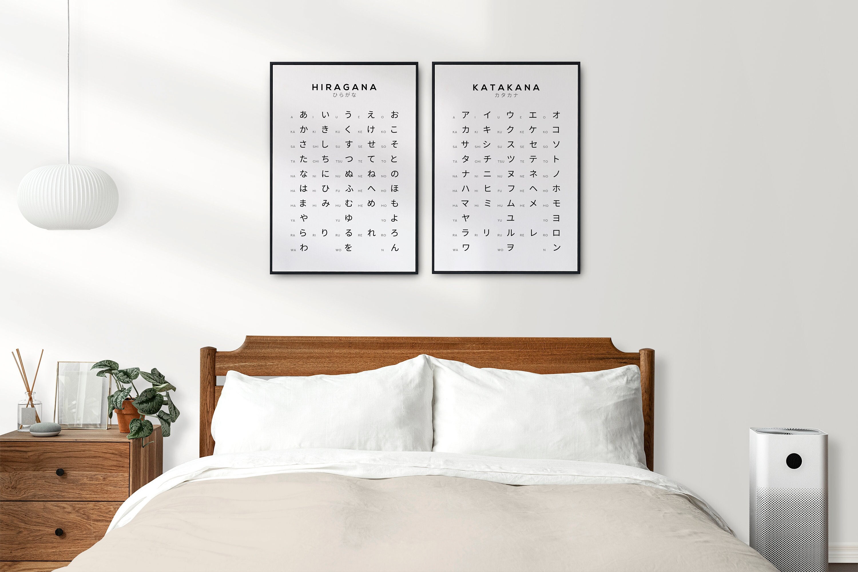 Japanese Alphabet Printable Art Set Hiragana and Katakana - Etsy UK