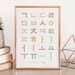 Kazakh Alphabet Chart Print, Cyrillic Print, Alphabet Poster, Kazakh ...