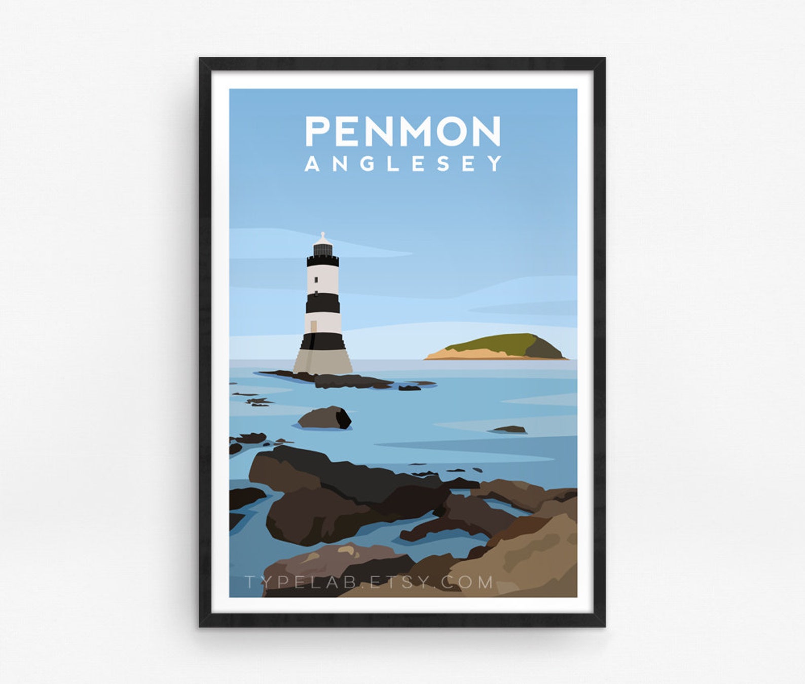 Anglesey Travel Poster Art Print Set Set of 6 Welsh Travel | Etsy UK