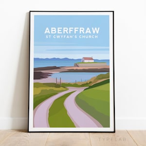 Anglesey Print Set of 6 | Wales Travel Posters - Landscape Wall Art ...