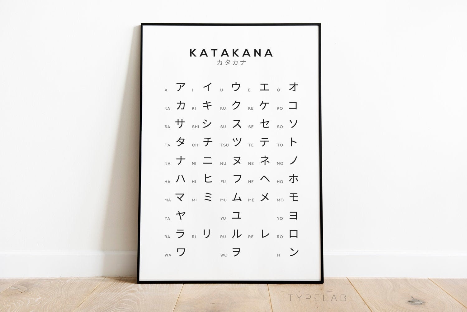 Full Japanese Alphabet
