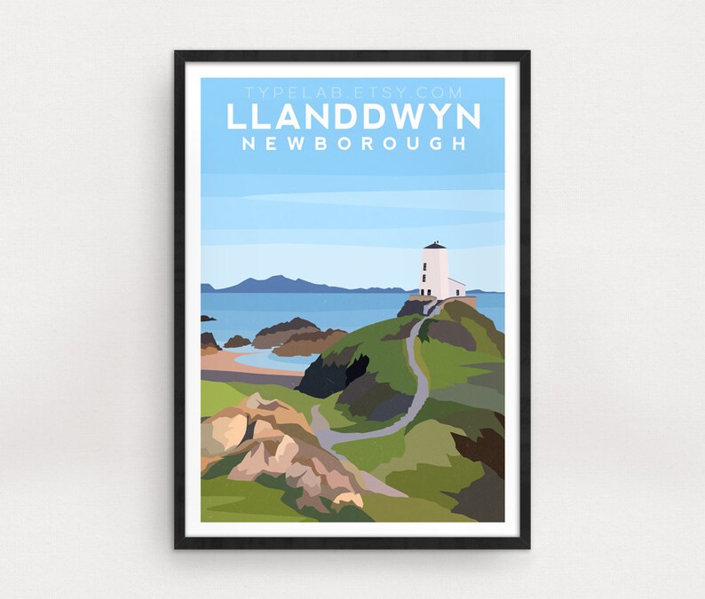 Anglesey Travel Poster Art Print Set Set of 6 Welsh Travel - Etsy UK