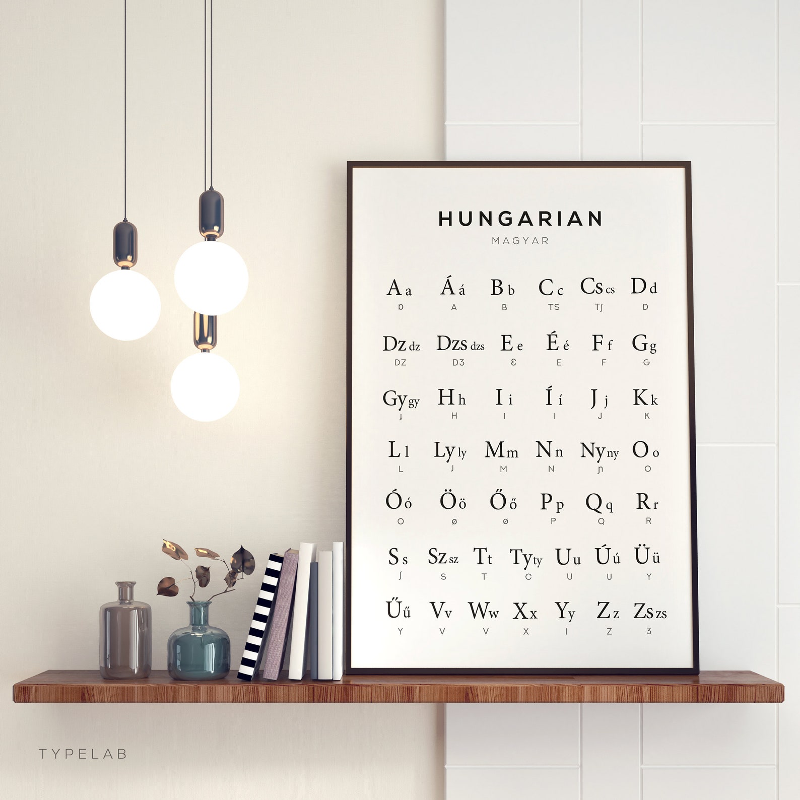 Hungarian Alphabet Chart Print Hungary Language Poster - Etsy