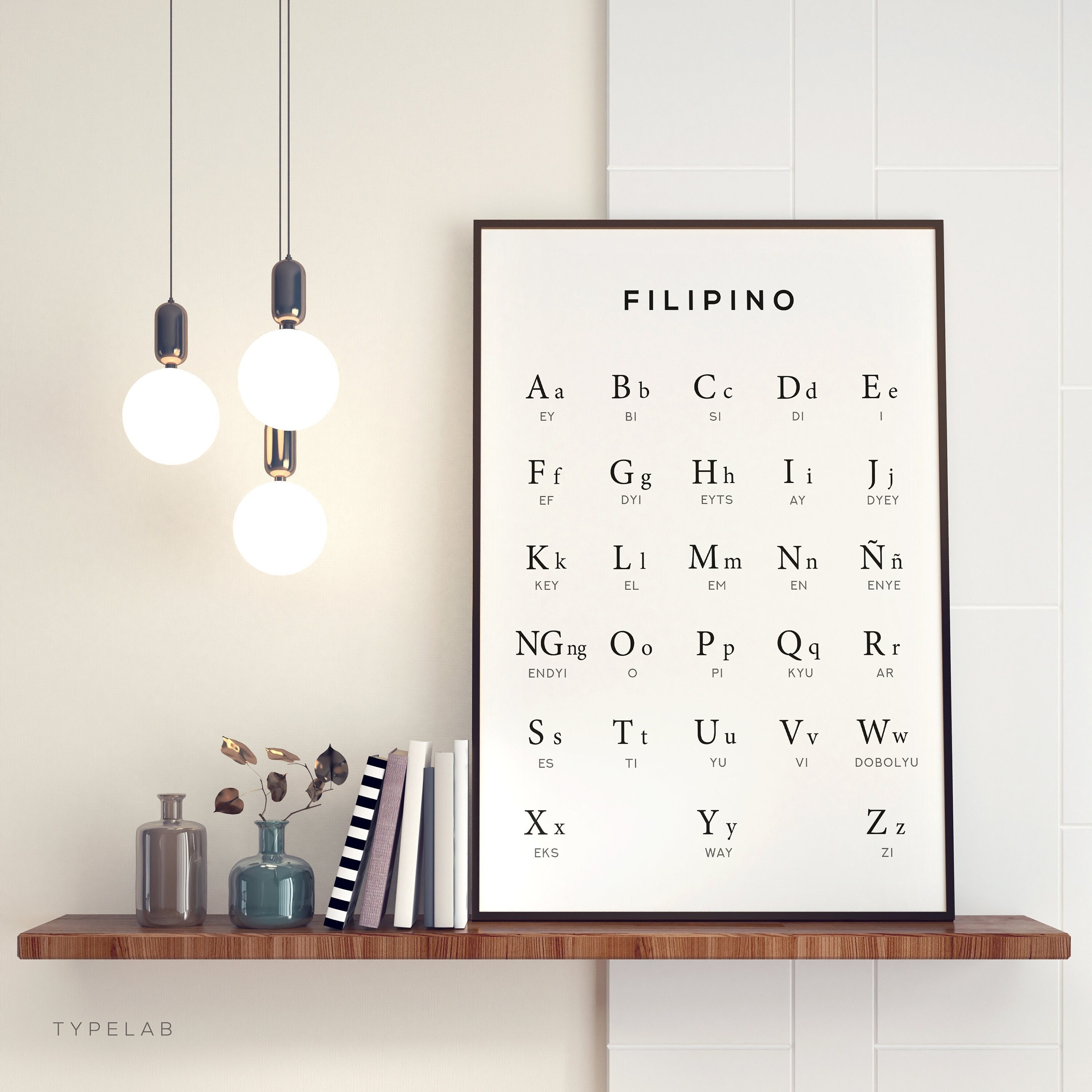 Filipino Alphabet Printable Art Philippines Digital Print - Etsy Canada