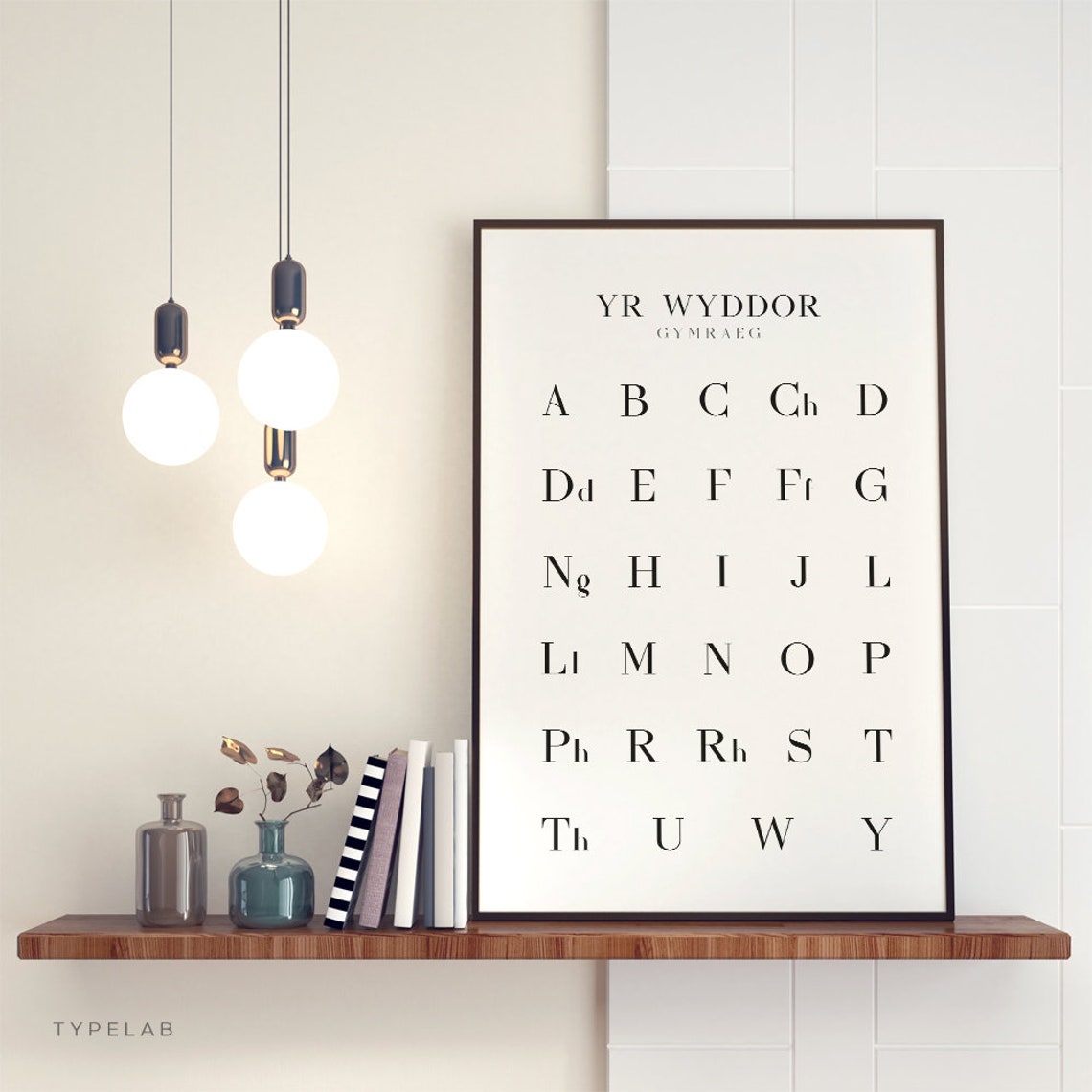 Welsh Alphabet Chart Print, Yr Wyddor Cymraeg, Alphabet Poster, Welsh ...