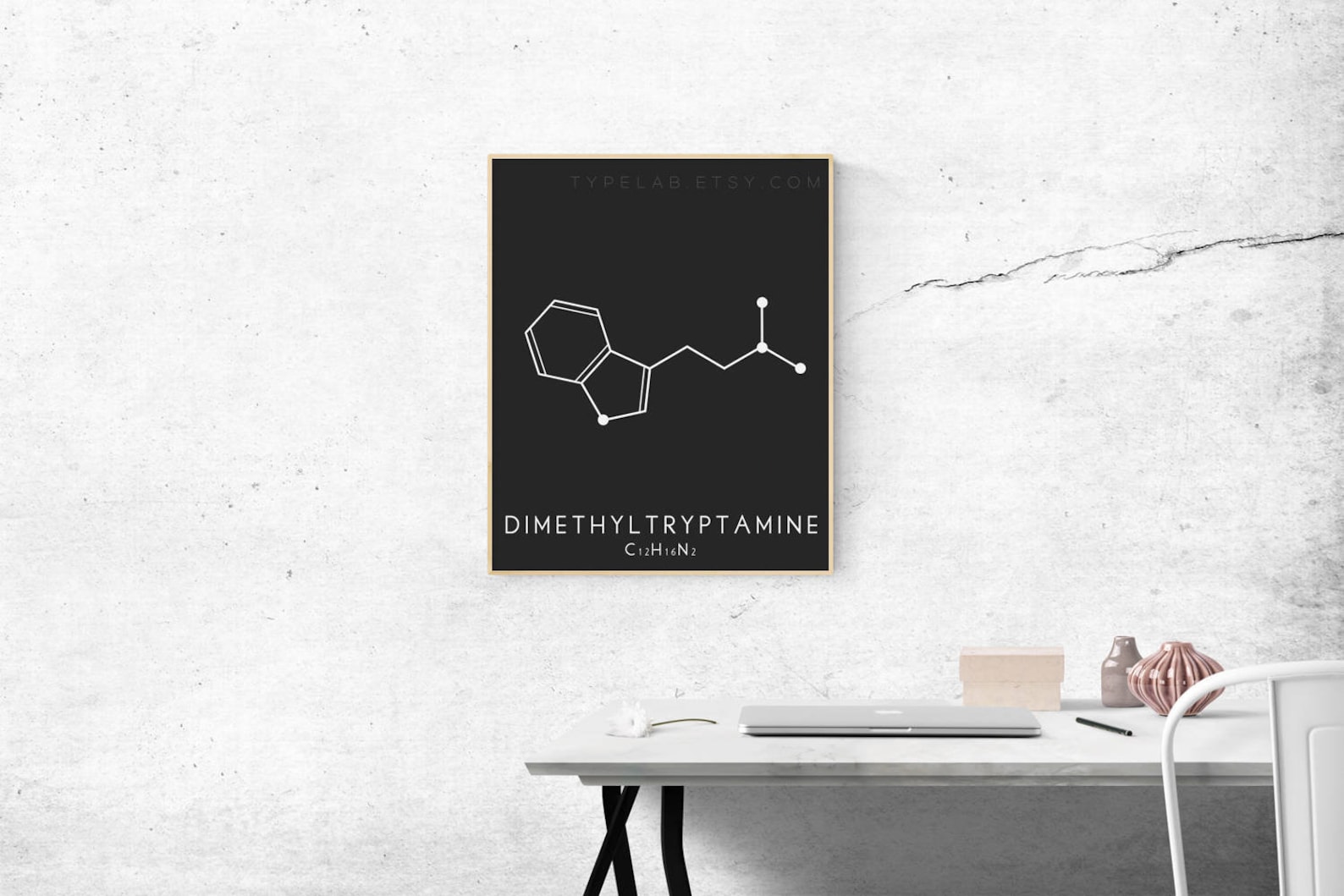 Dimethyltryptamine Printable Art Chemical DMT Molecule - Etsy