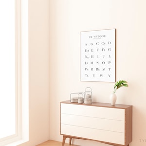 Welsh Alphabet Chart Print, Yr Wyddor Cymraeg, Alphabet Poster, Welsh ...