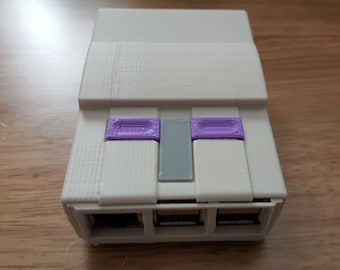 3d Printed Snes Case - Etsy