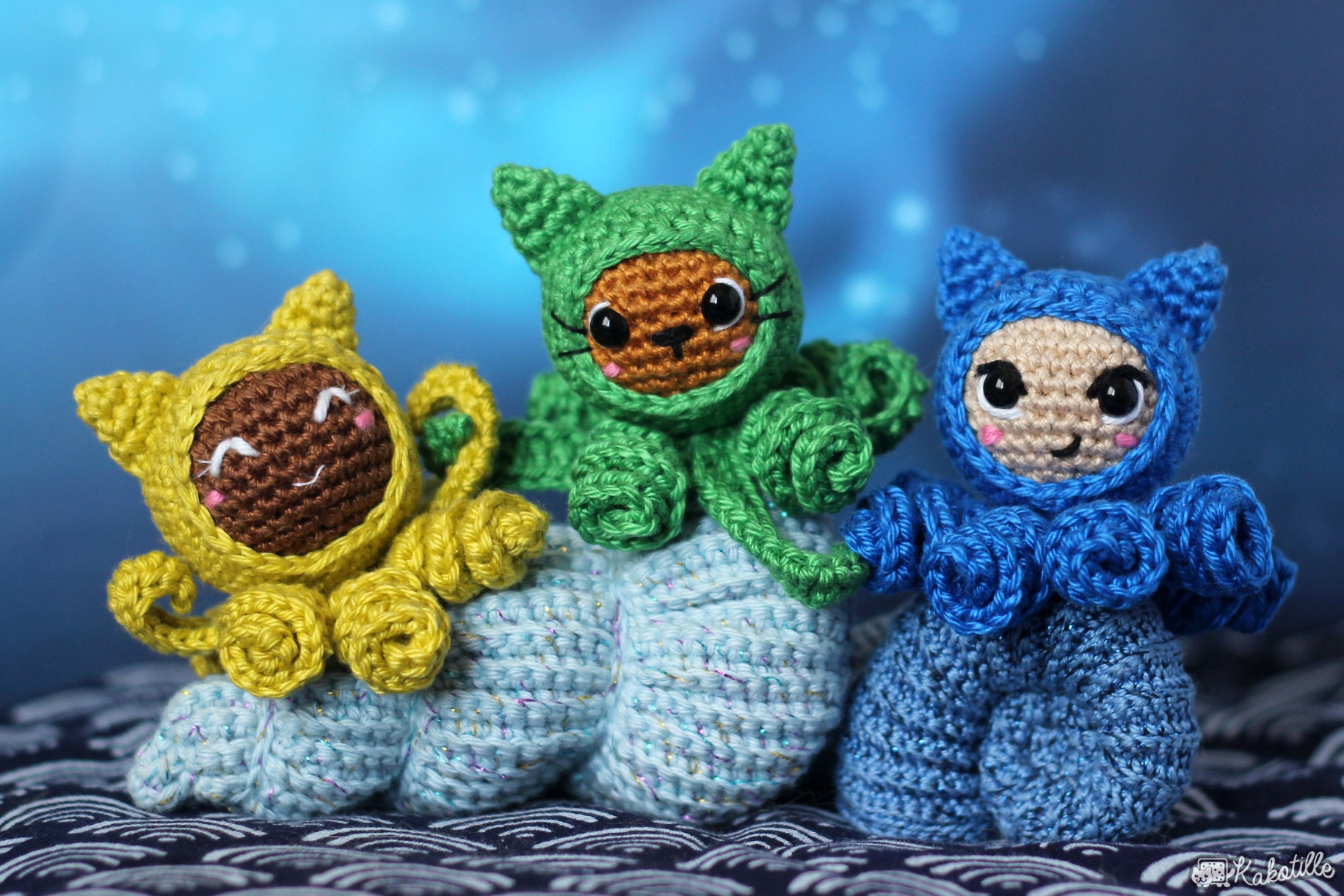 PDF PATTERN: Octocat - Amigurumi - Crochet Pattern in French - English ...