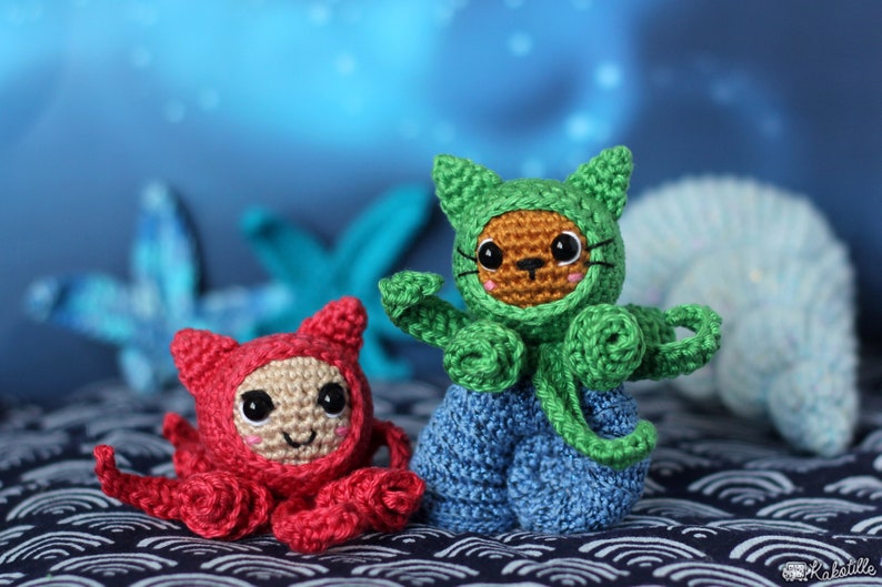 PDF PATTERN: Octocat - Amigurumi - Crochet Pattern in French - English ...