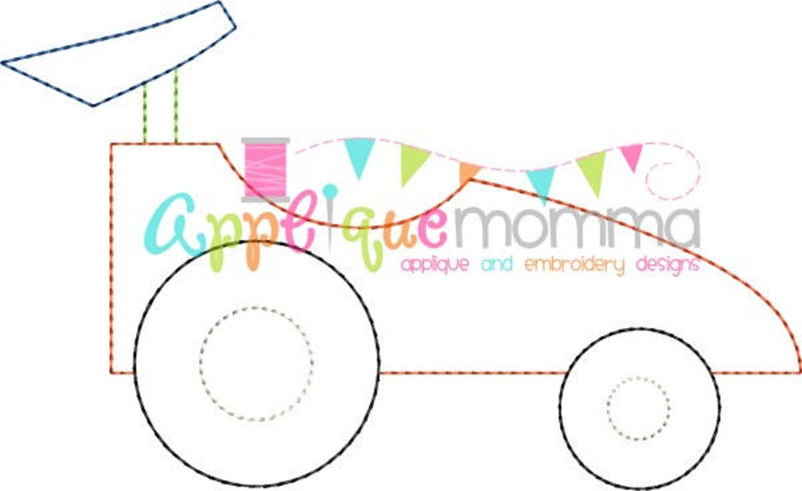 Vintage Race Car Embroidery Design - Etsy