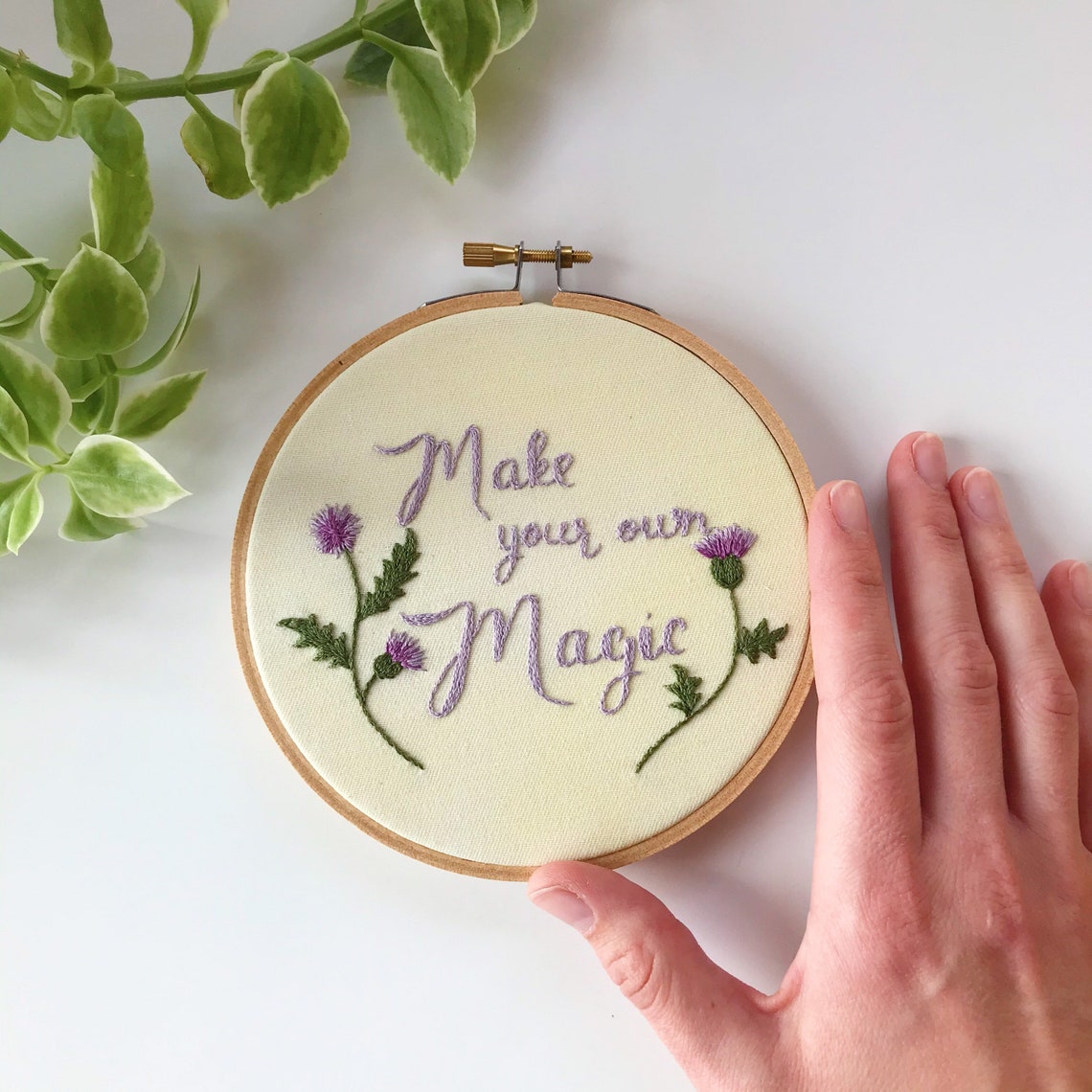 Magic Hand Embroidery. Modern Embroidery. Embroidery Hoop Art. - Etsy