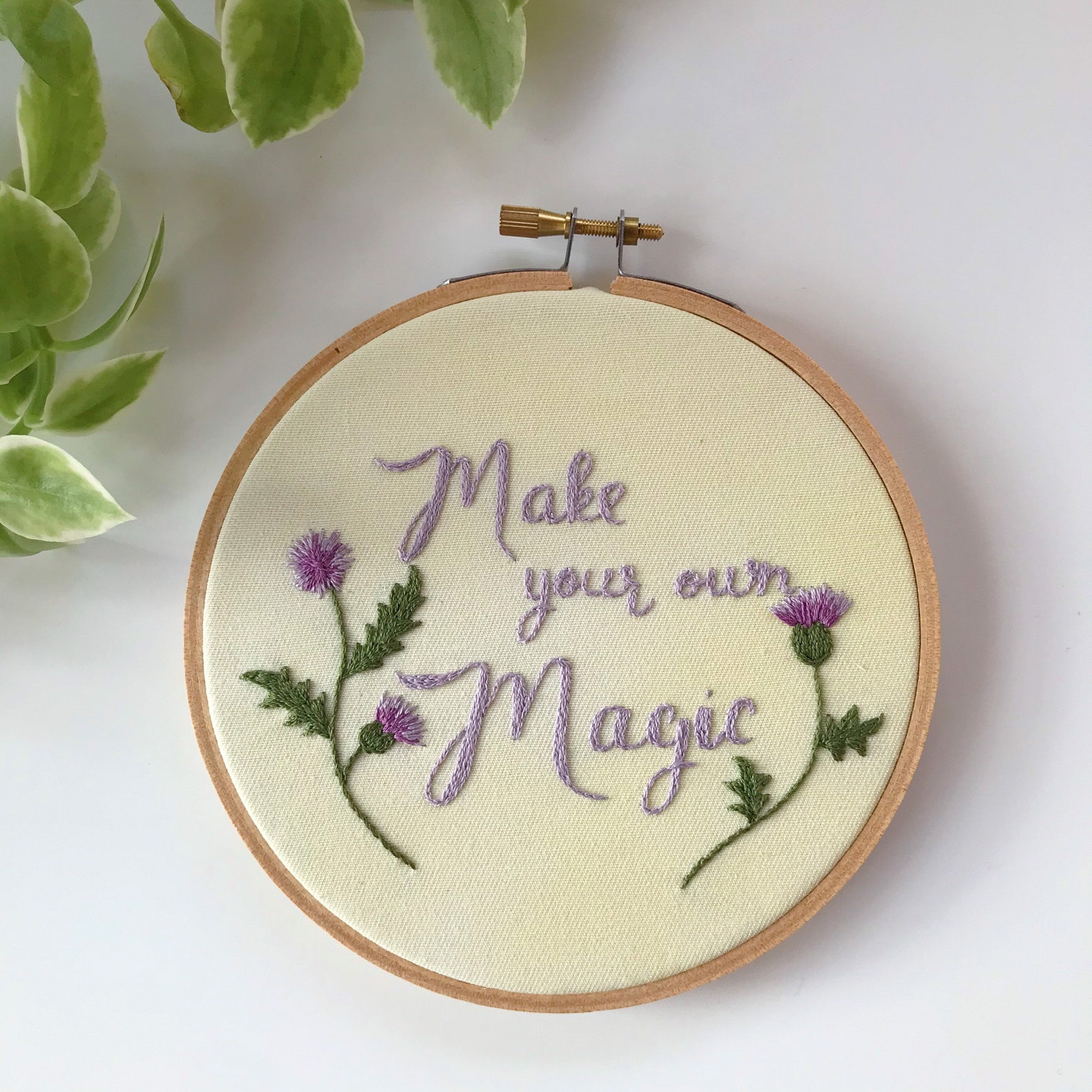 Magic Hand Embroidery. Modern Embroidery. Embroidery Hoop Art. - Etsy