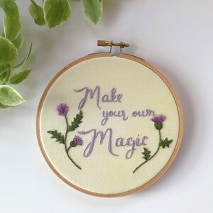 Magic Hand Embroidery. Modern Embroidery. Embroidery Hoop Art ...