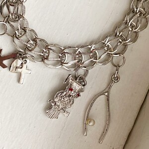 Sterling Charm Bracelet With Assorted Charming Charms. - Etsy