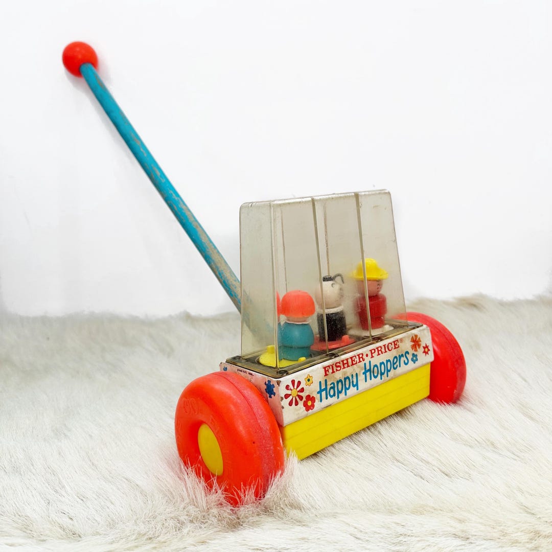 Vintage Fisher Price Happy Hopper Toy. - Etsy