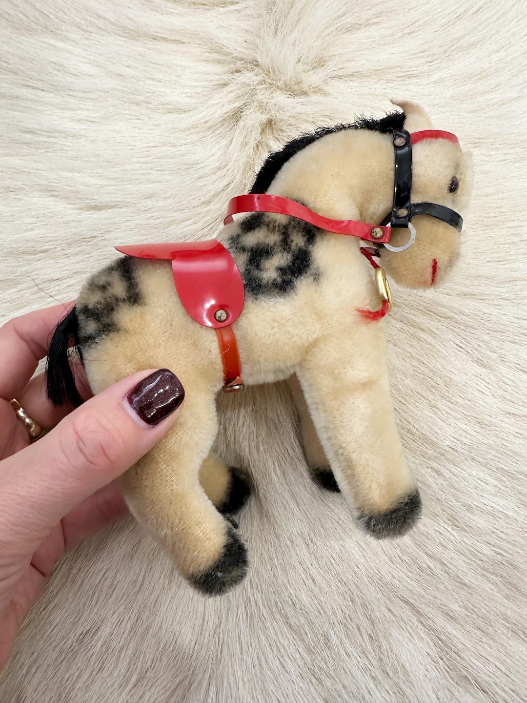Hermann Teddy Originals Mohair Horse Foal Mini Stuffie. - Etsy