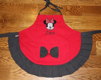 Minnie mouse apron | Etsy