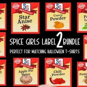 Spice Girl Matching Family Shirts, Spice Girl Group T-shirt, Family ...