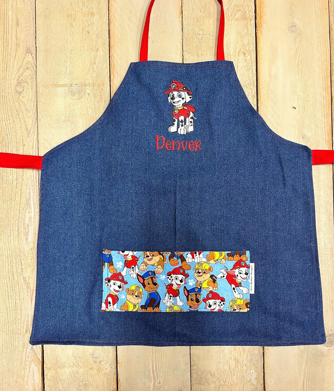 Airplane Apron Thomas the Tank Custom Embroidered Apron Chef - Etsy