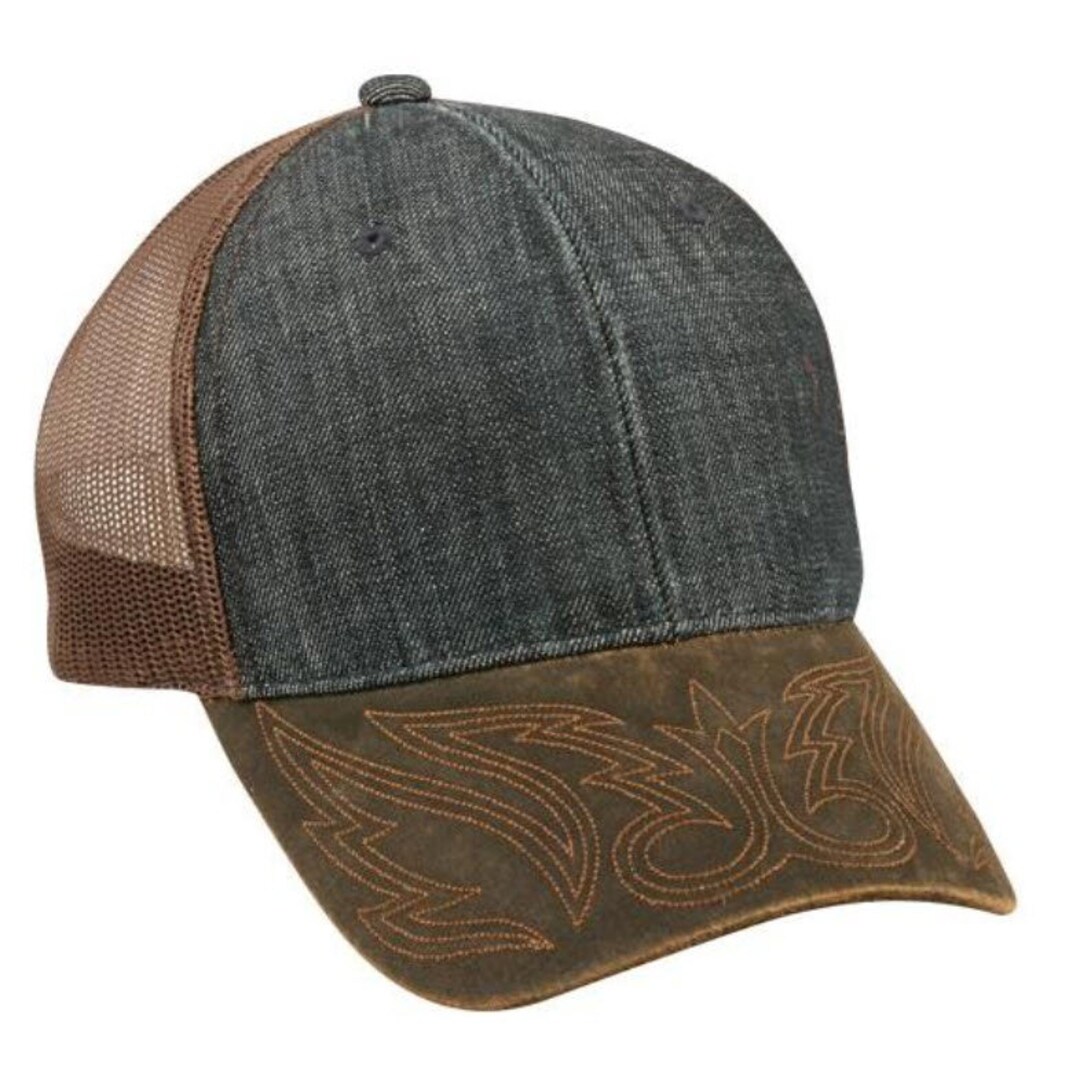 Denim Hat Custom Embroidered Baseball Hat Personalized Hat Personalized ...