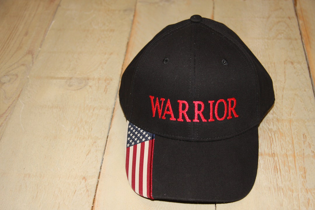 Custom Embroidered Military Hat: Personalized Logo, USA Flag - Etsy