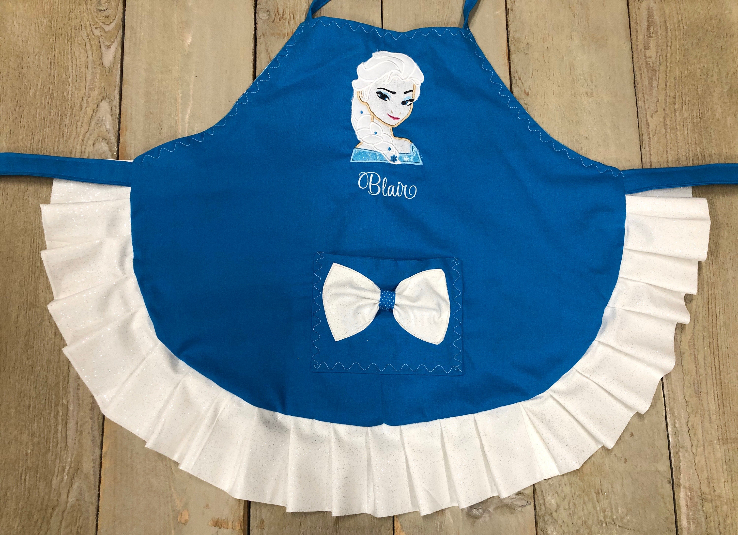 Frozen Elsa Apron Child Apron Personalized Apron Gloved Oven | Etsy