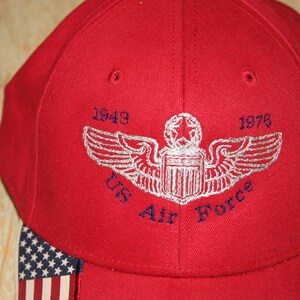 Embroidered Military Cap: Custom USA Flag Hat - Etsy