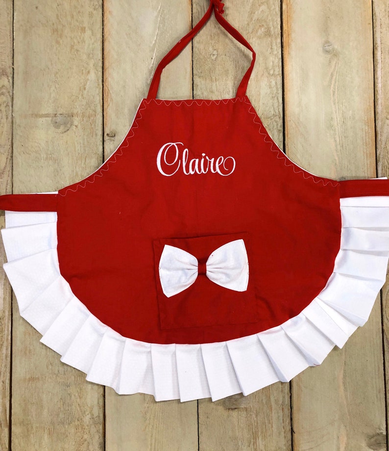 Custom Apron Heart Embroidered Apron Personalized Apron Chef - Etsy