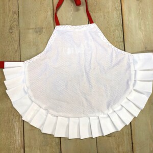 Custom Apron Heart Embroidered Apron Personalized Apron Chef Hat Little ...